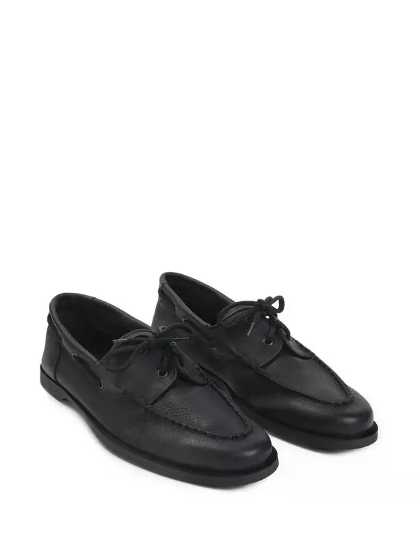 John Lobb Round-toe Boat Shoes