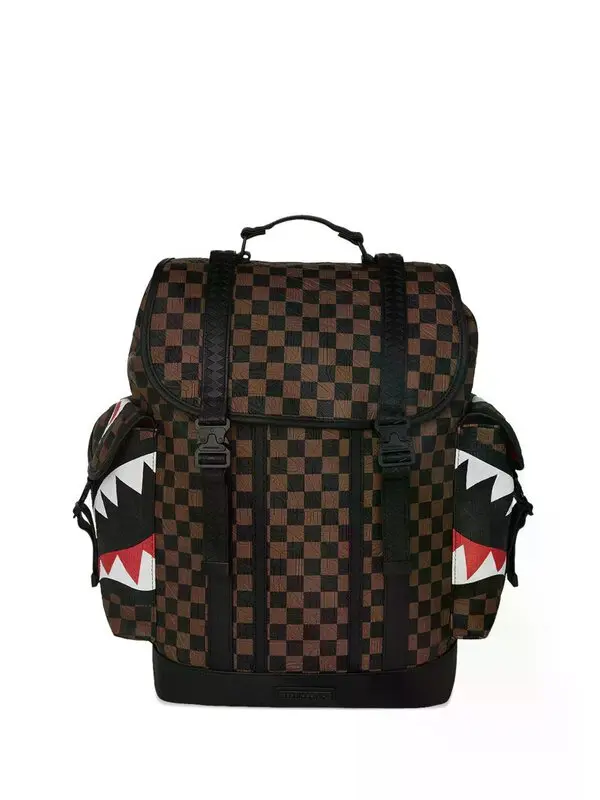 SPRAYGROUND Sawtooth Sharks In Paris Monte Carlo Backpack - Brown