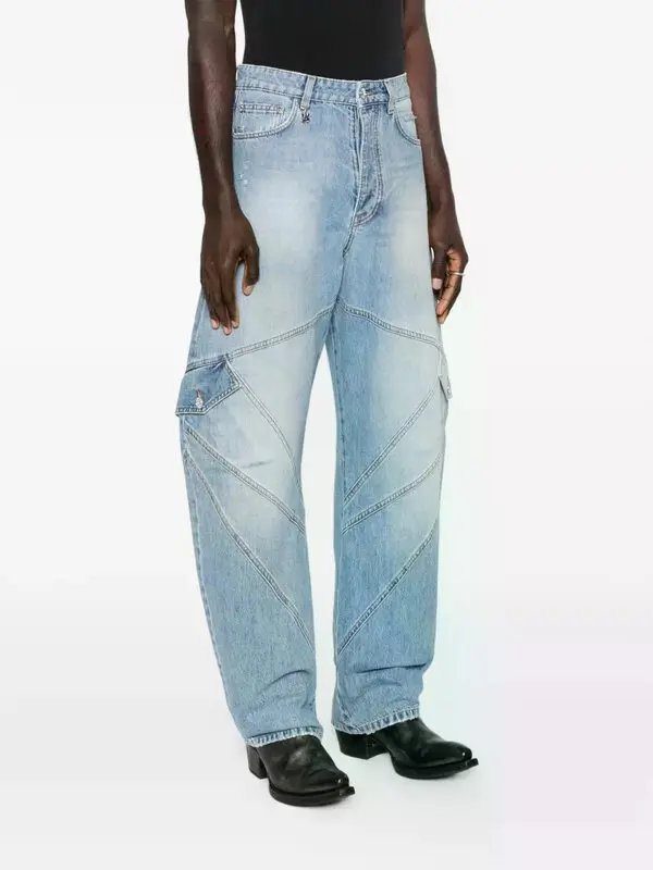 Amiri Paneled Cargo Jeans