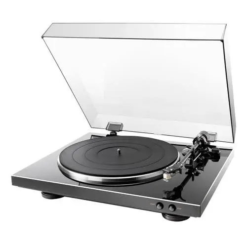 DENON Dp-300f Fully Automatic Analog Turntable With Mm Cartridge - Black