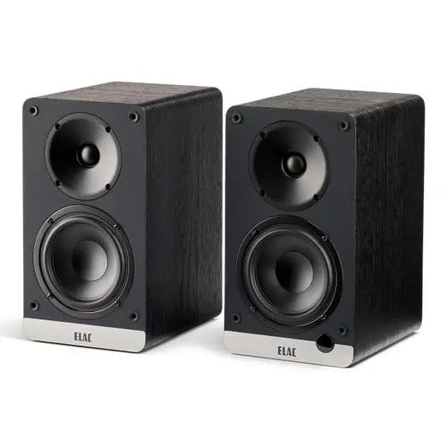 ELAC Dcb41 4.5 Inch Powered Bookshelf Speakerpair - Black