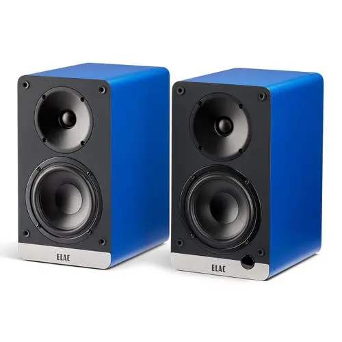 ELAC Dcb41 4.5 Inch Powered Bookshelf Speakerpair - Blue