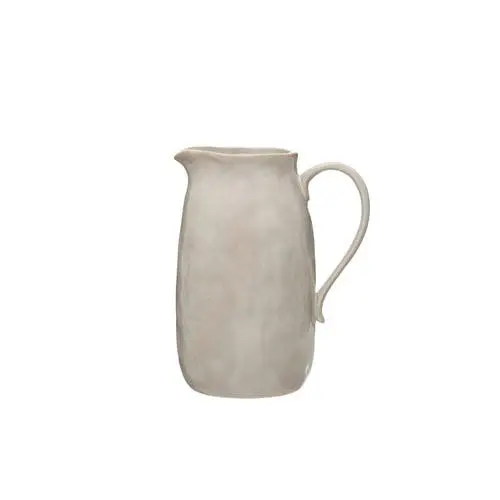 STORIED HOME Stoneware Pitcher