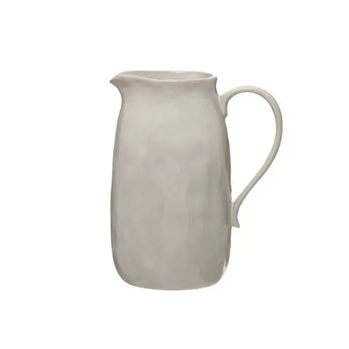 STORIED HOME Stoneware Pitcher