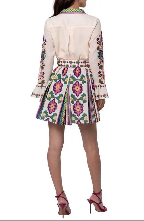 CIEBON Maris Mixed Print Shirtdress