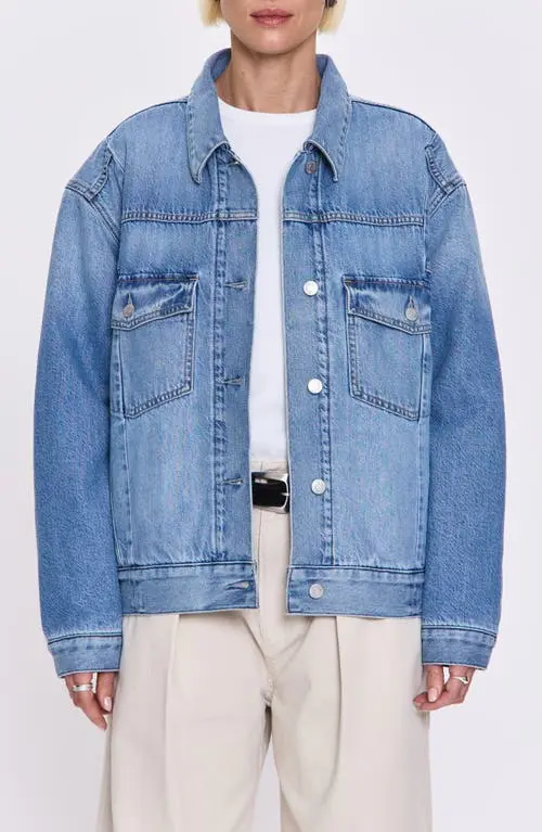 PISTOLA Landon Padded Denim Trucker Jacket
