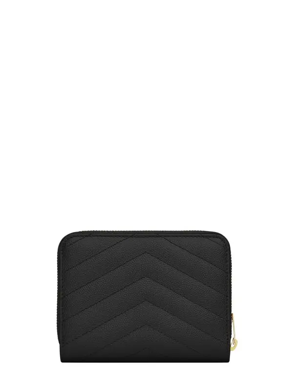 Saint Laurent Cassandre Matelassé" Leather Wallet