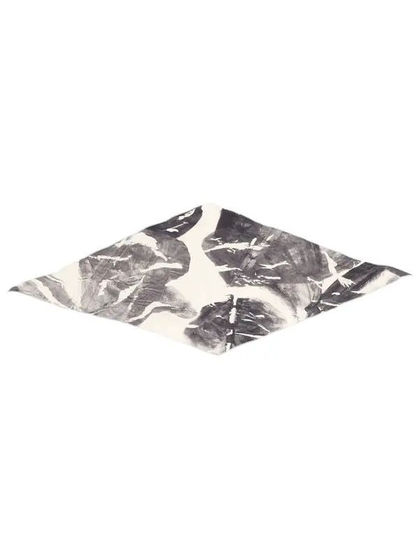 ALYSI Silk Scarf - Black