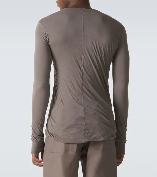 Rick Owens Draped Cotton Jersey Top