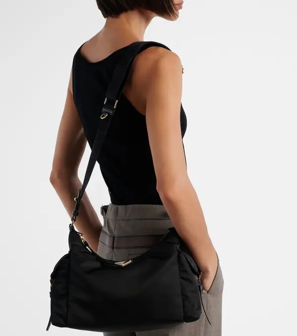Prada Re-nylon Shoulder Bag - Black