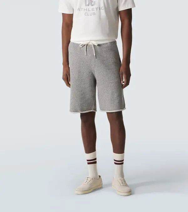 Brunello Cucinelli Cotton And Linen Jersey Shorts