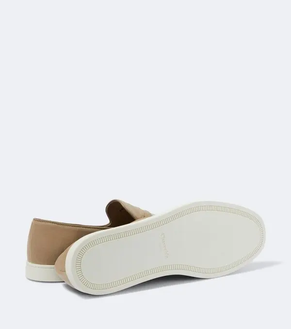 Church's Peebles Suede Penny Loafers - Beige