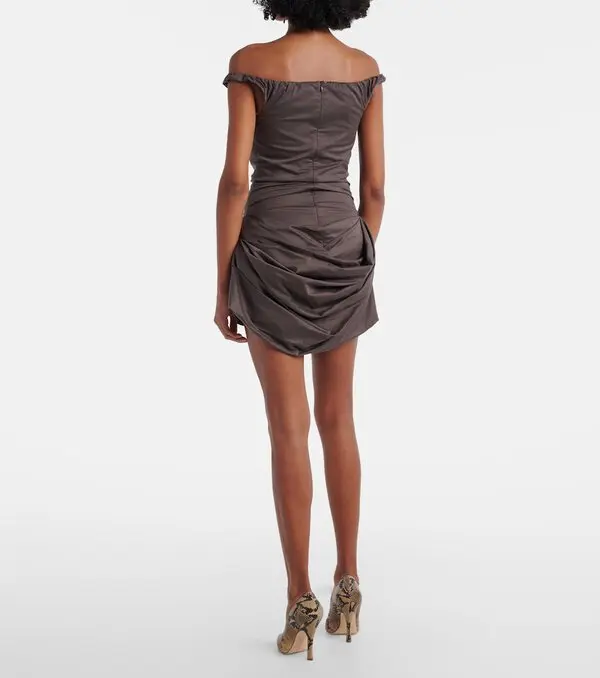 Magda Butrym Off-shoulder Mini Dress