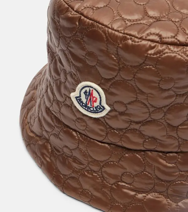 Moncler Padded Reversible Bucket Hat - Brown