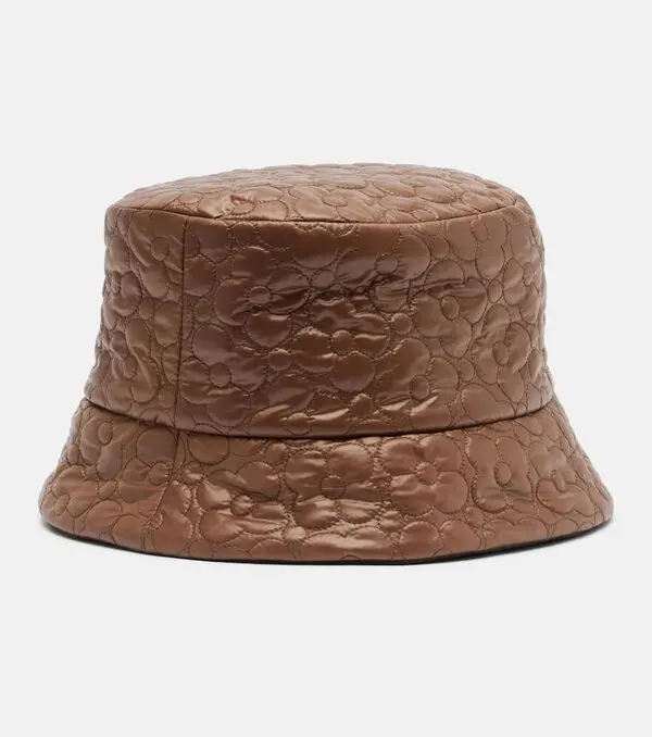 Moncler Padded Reversible Bucket Hat - Brown
