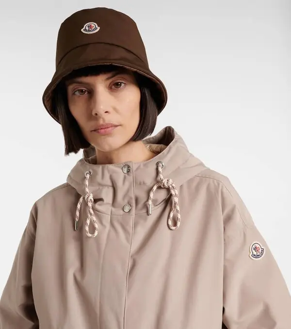 Moncler Padded Reversible Bucket Hat - Brown