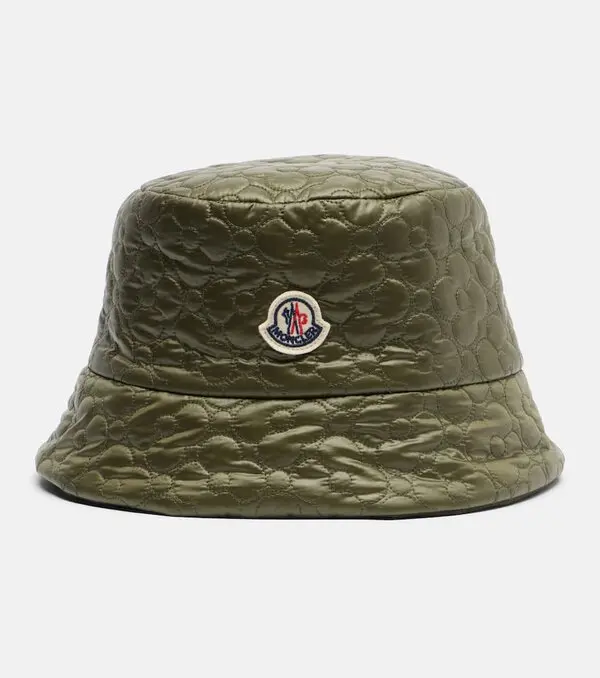 Moncler Padded Reversible Bucket Hat - Green