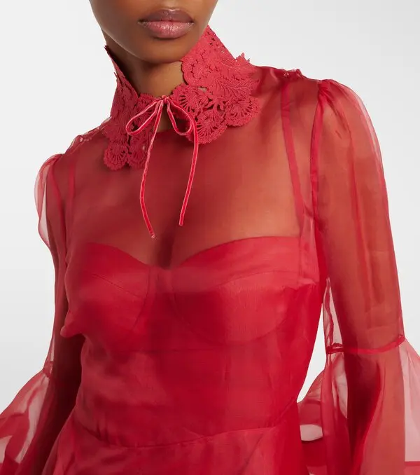 Zimmermann Rebellion Silk Minidress - Red