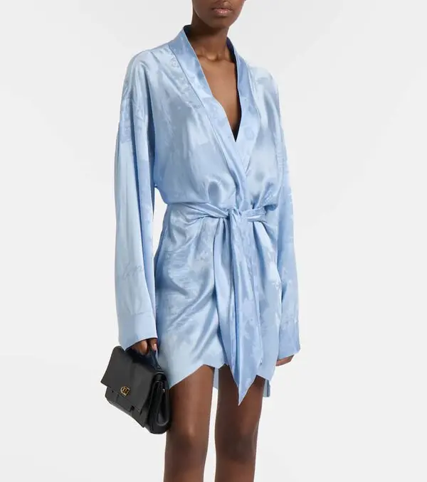 Balenciaga Silk Wrap Dress