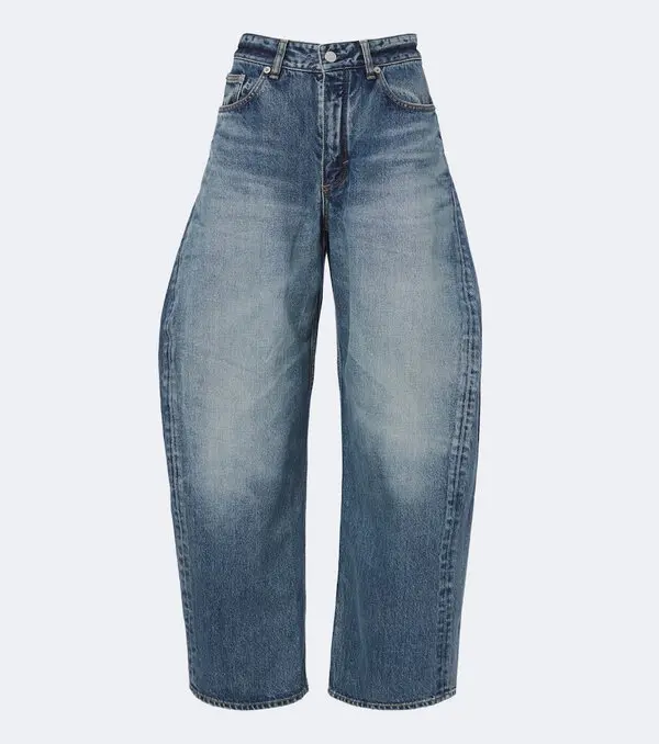 Alaïa Barrel-leg Jeans - Blue