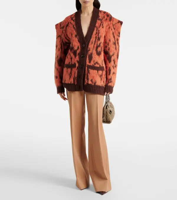 Stella McCartney Printed Alpaca-wool Blend Vest - Multicoloured