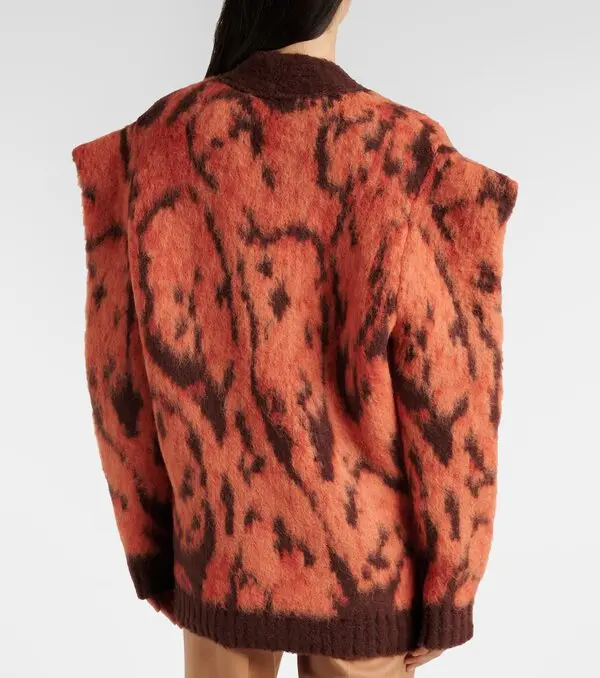 Stella McCartney Printed Alpaca-wool Blend Vest - Multicoloured