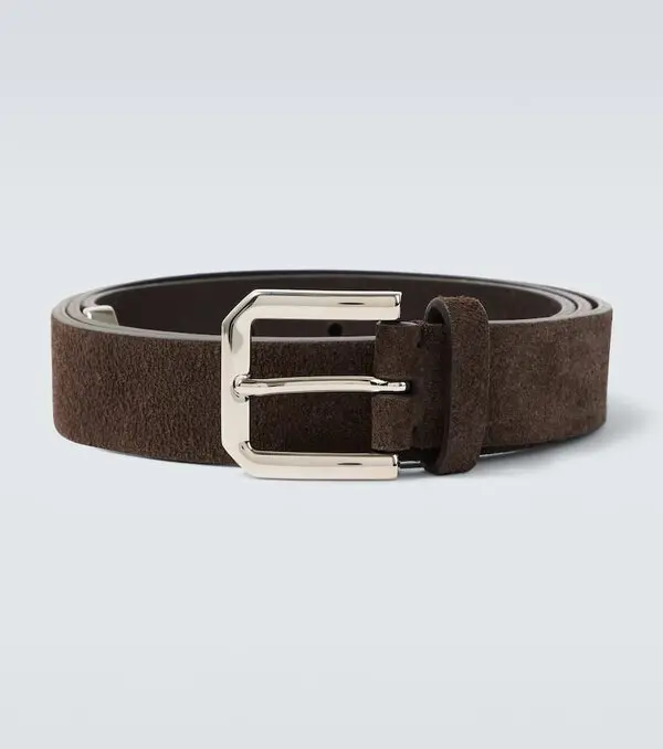 Brunello Cucinelli Suede Belt - Brown