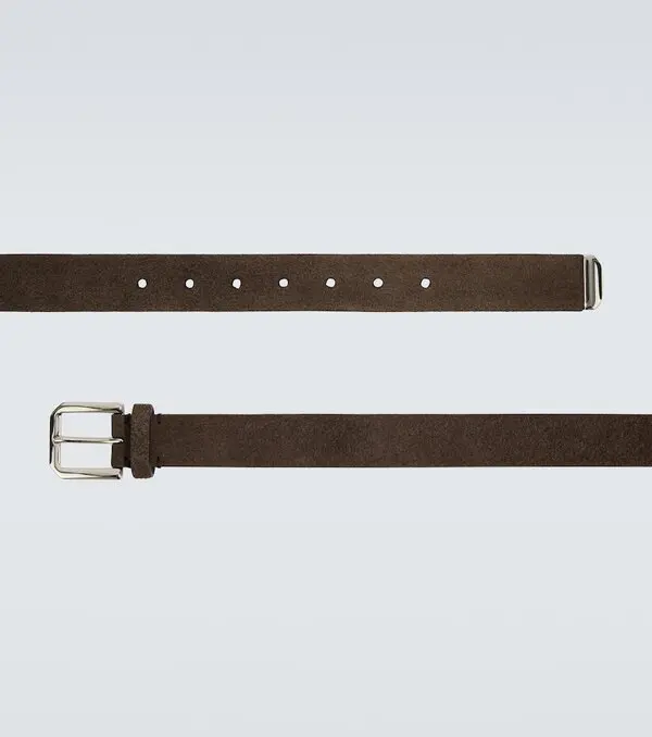 Brunello Cucinelli Suede Belt - Brown