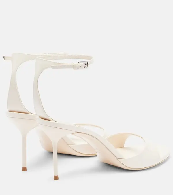 Paris Texas Lidia 70 Patent Leather Mules - White