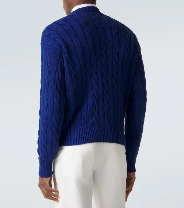 Dunhill Cable-knit Cotton Sweater