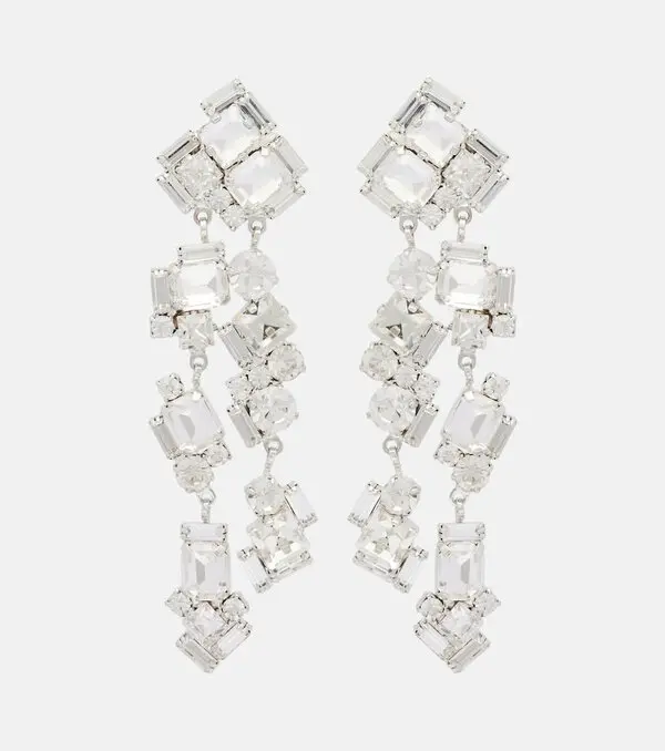 Magda Butrym Crystal-embellished Drop Earrings - Silver