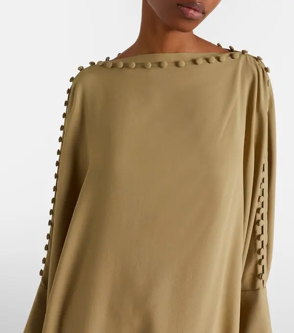 TALLER MARMO Mila Crêpe Kaftan - Beige