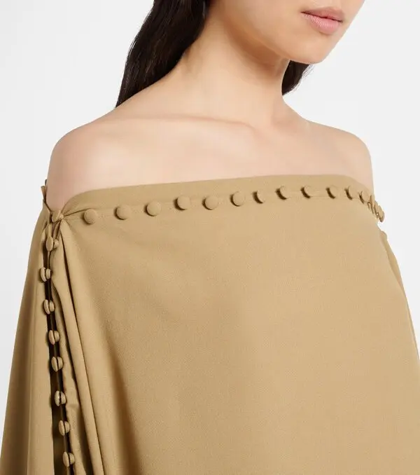 TALLER MARMO Mila Crêpe Kaftan - Beige