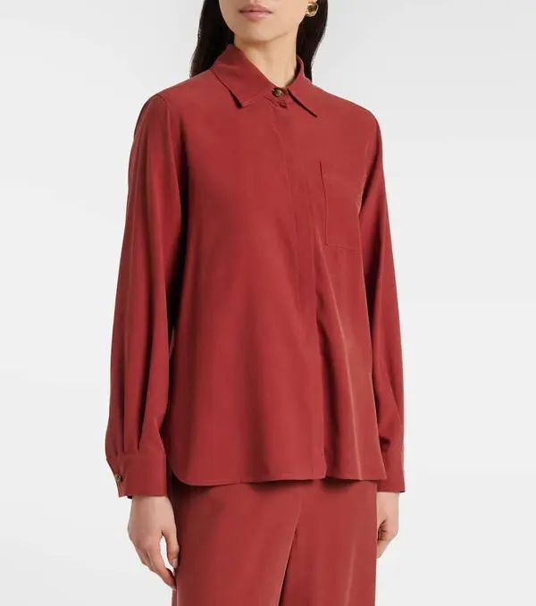 Max Mara Silk Shirt - Brown