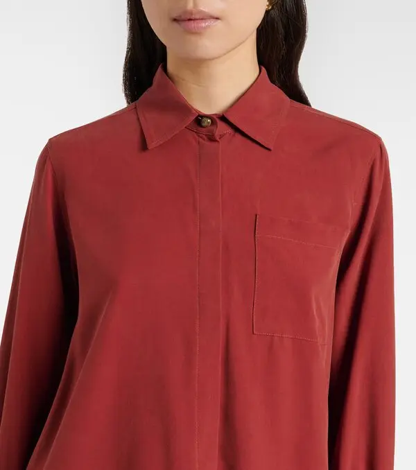Max Mara Silk Shirt - Brown