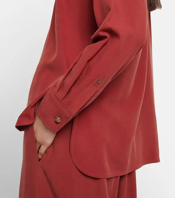 Max Mara Silk Shirt - Brown