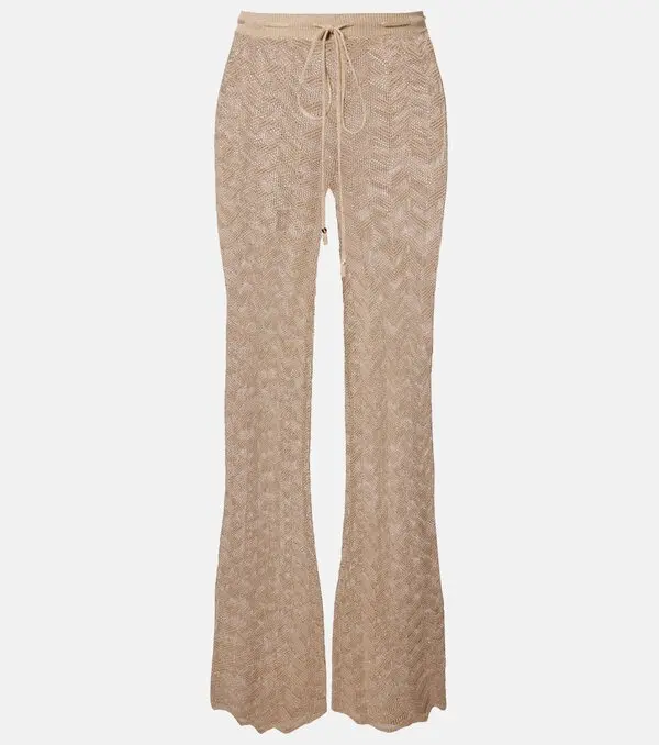 BANANHOT Bia Wide-leg Pants - Gold