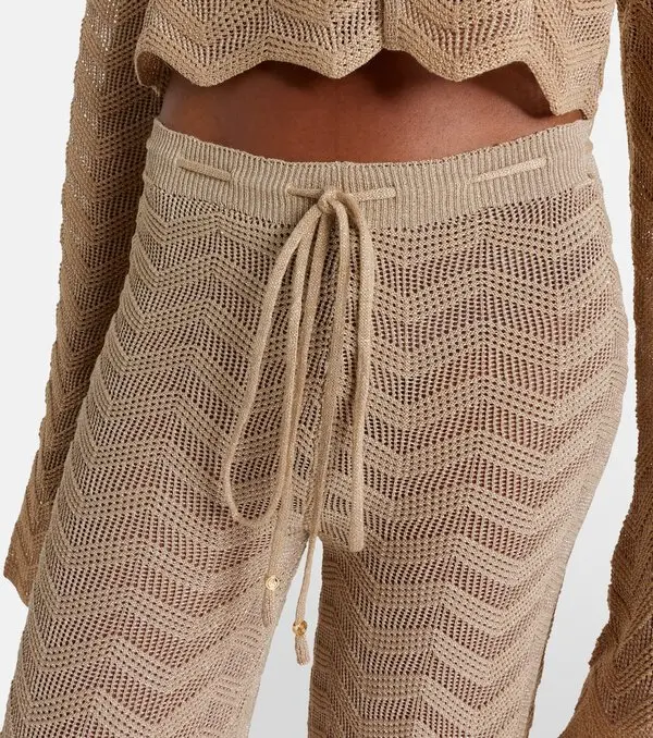 BANANHOT Bia Wide-leg Pants - Gold