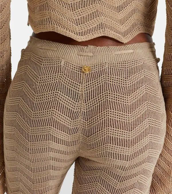 BANANHOT Bia Wide-leg Pants - Gold