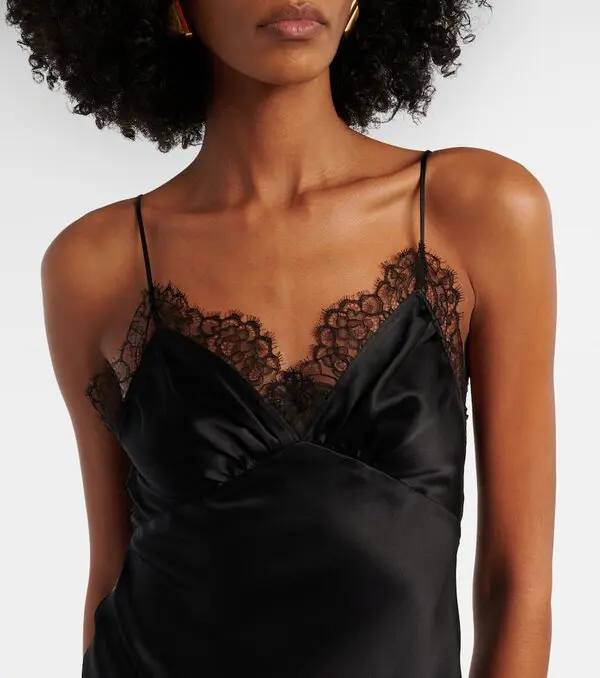NILI LOTAN Sylas Silk Satin Gown