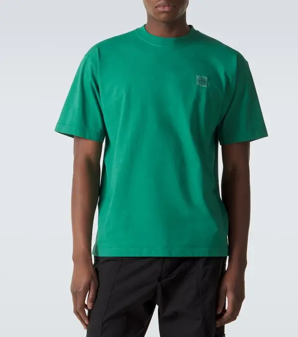 Stone Island Compass Cotton Jersey T-shirt - Green