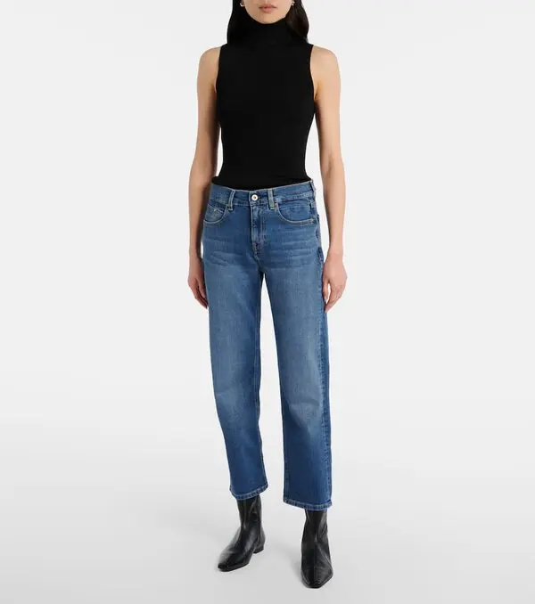 Ag Florence Cropped Straight Jeans