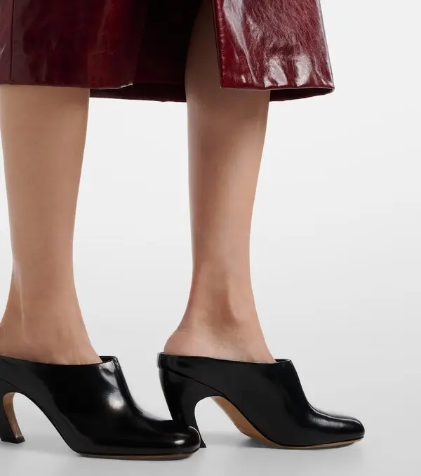 Le Monde Beryl Mica 80 Leather Mules