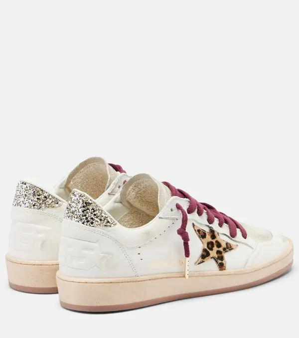 GOLDEN GOOSE Ball Star Leather And Suede Sneakers