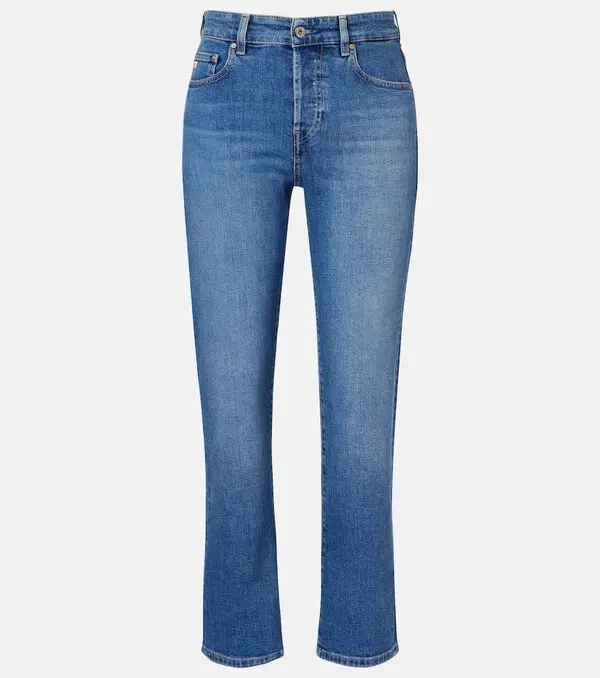 Ag American Cropped Slim Jeans