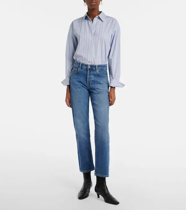 Ag American Cropped Slim Jeans