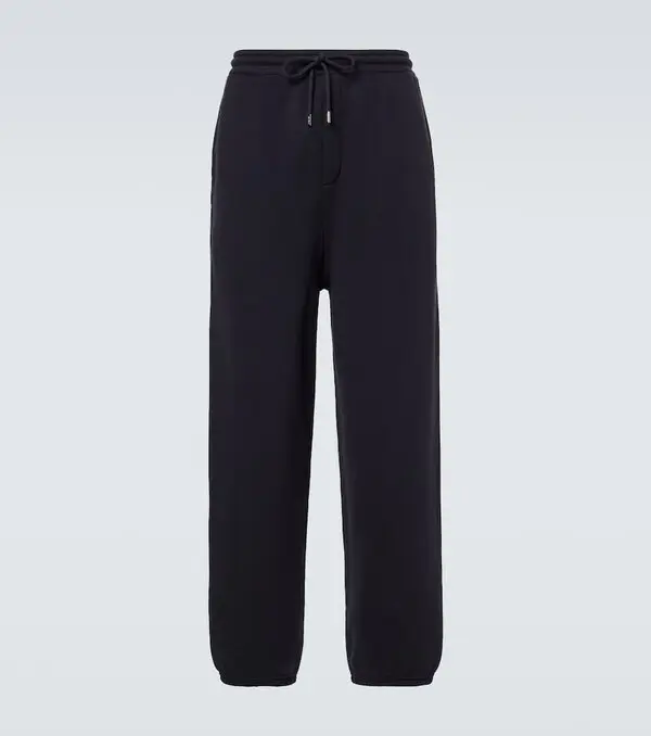 Jacquemus Torneo Cotton Jersey Sweatpants - Blue