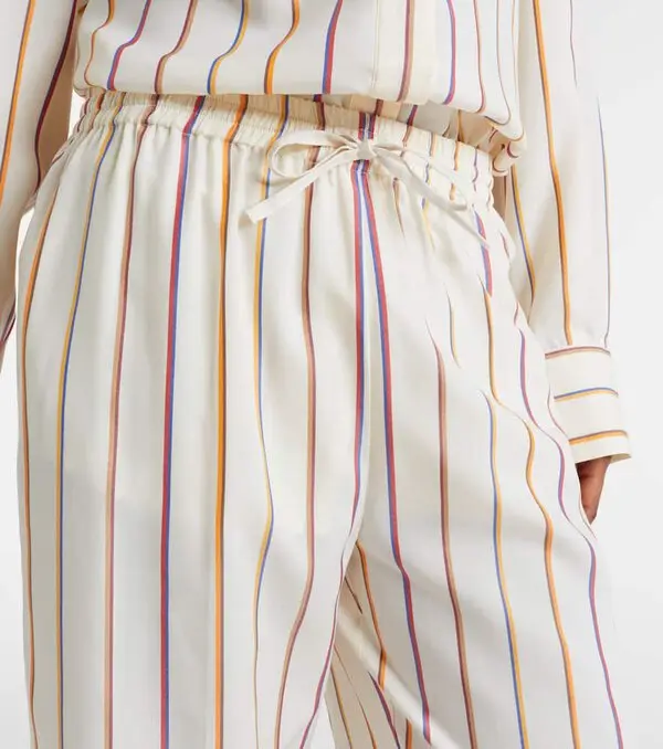 Asceno Aria Striped Straight Pants