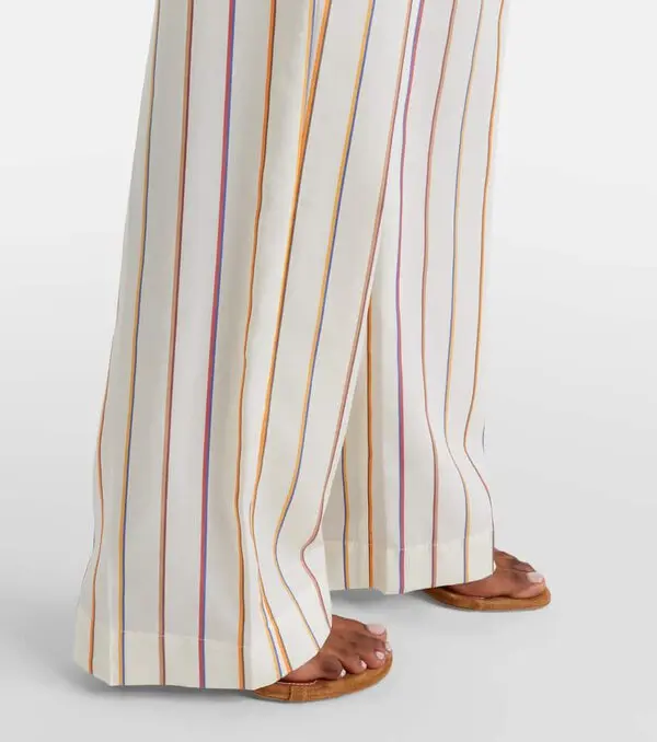 Asceno Aria Striped Straight Pants