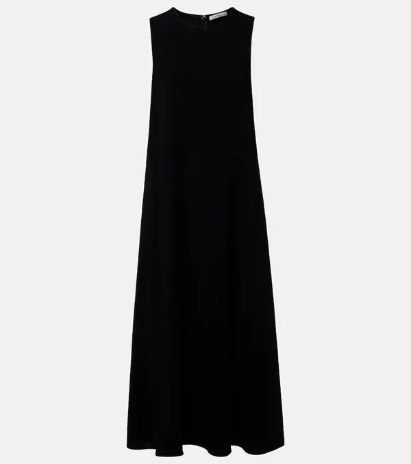 Asceno Jersey Midi Dress - Black
